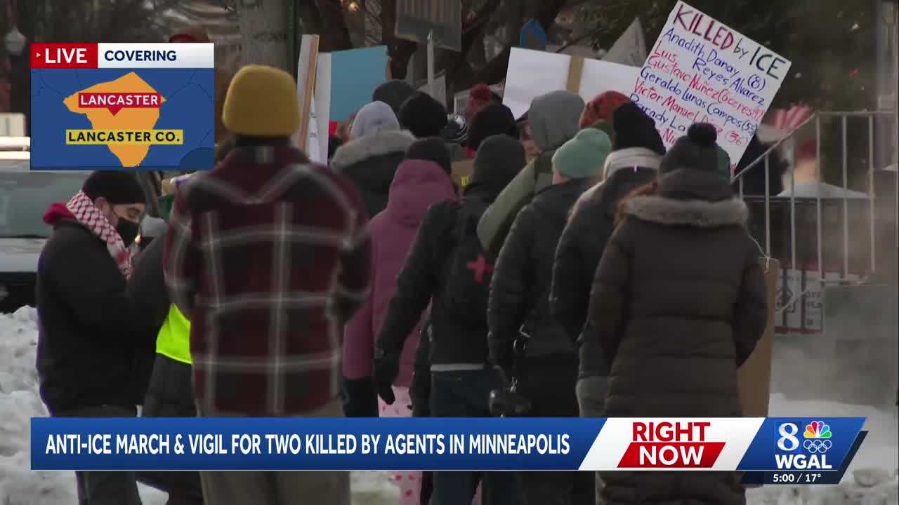 Lancaster City residents coming together to honor Renee Good and Alex Petti