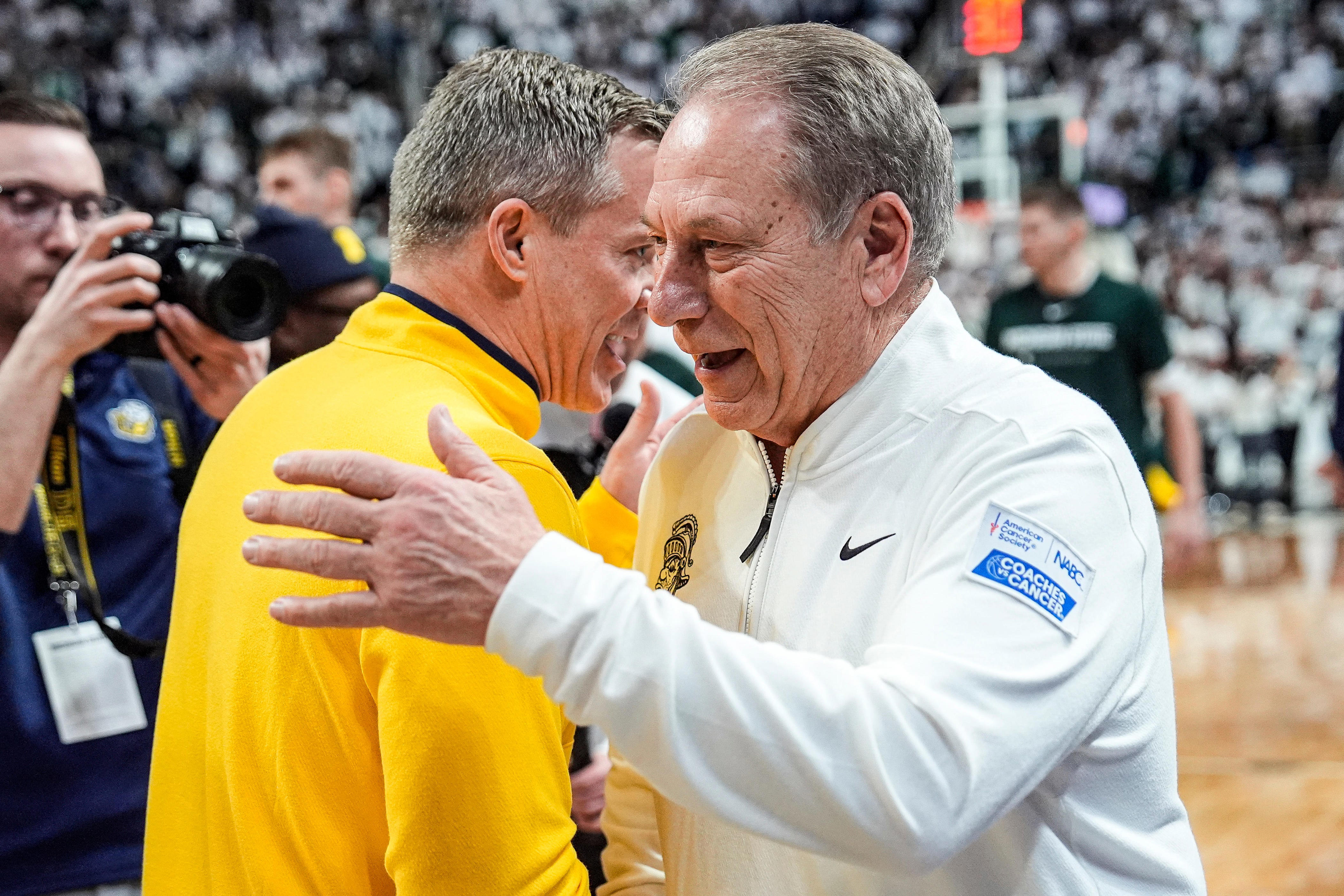 Tom Izzo, Dusty May complain about dirty play in Michigan win vs ...