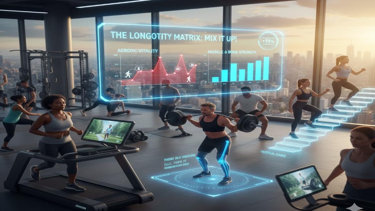 The longevity matrix: Why exercise variety is the secret to adding ...