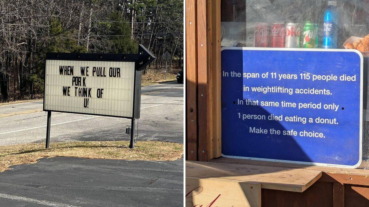 Confusing signs we had to think about for a while after reading them