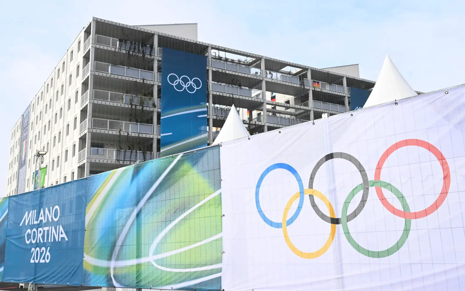First competitors settle into Milan’s Olympic village