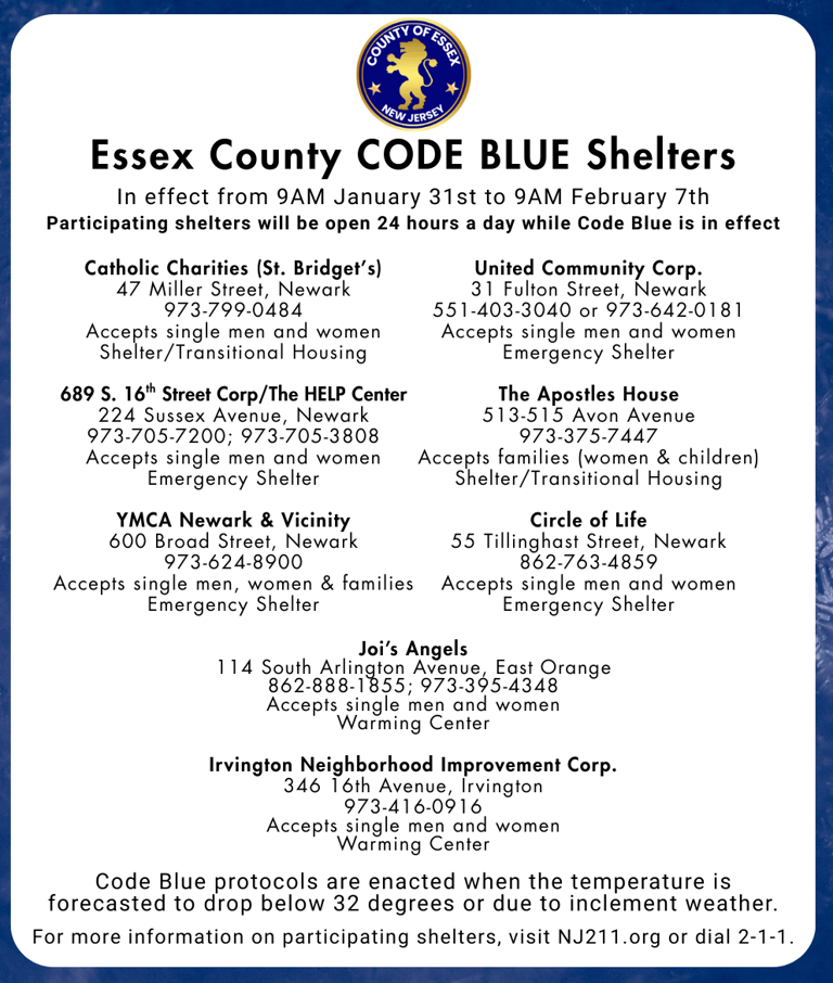 Snow-struck Montclair will see chilly weekend, forecasters say