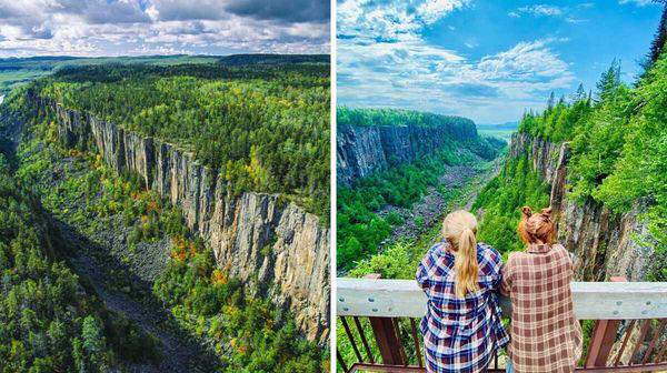 Ontario is home to a mini Grand Canyon and it's a breathtaking spot to ...