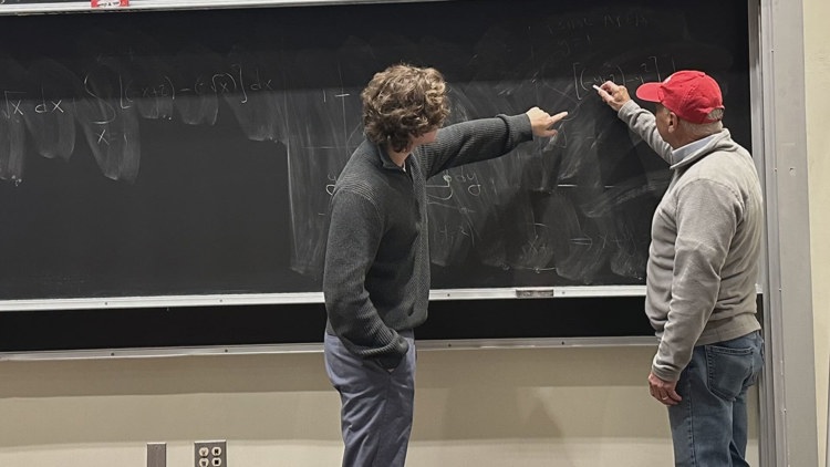 Grandpa and grandson take calculus together at Ohio State