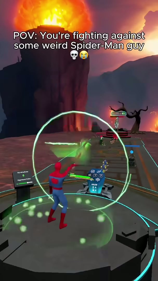 POV: Fighting against some weird spiderman guy in Hogwarts😩 #vrgame # ...