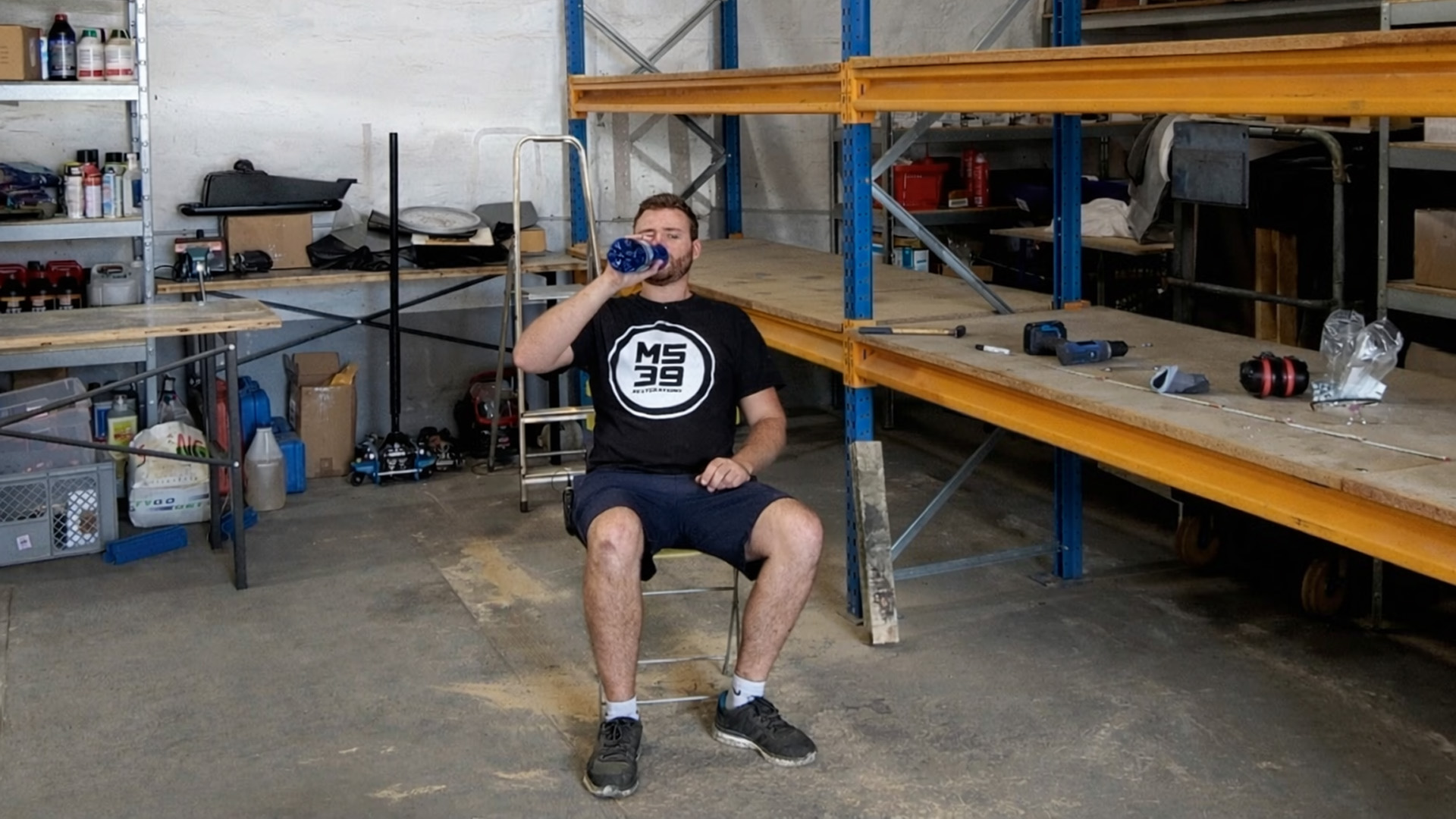 Upgrading the workshop with new tools and storage