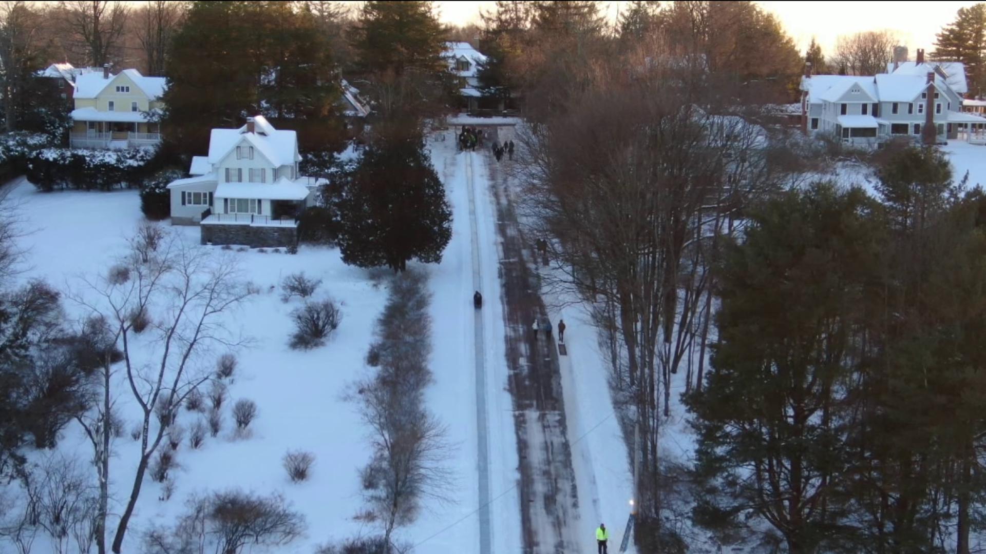 Eagles Mere Toboggan Slide returns for second consecutive year