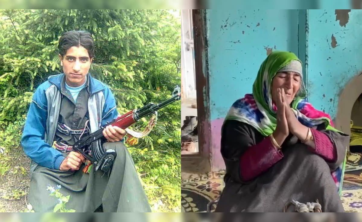"Come home": J&K woman's last plea to terrorist son goes unheard