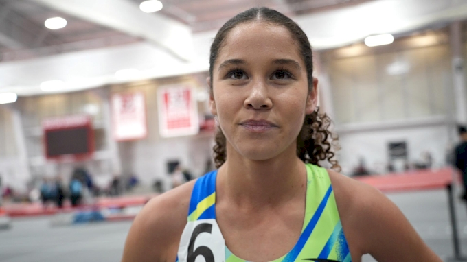 Jaelyn Williams runs US HS #5 all-time indoor 3K at BU Terrier Classic