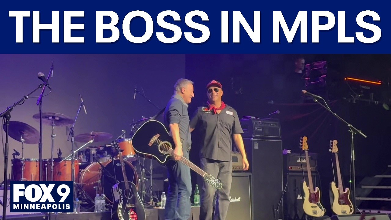 Springsteen plays protest show in Minneapolis