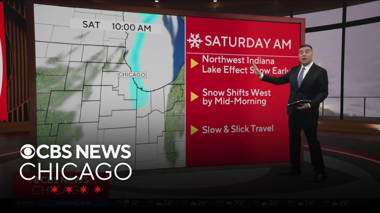 Chicago weather: Heavy lake effect snow coming for Northwest Indiana