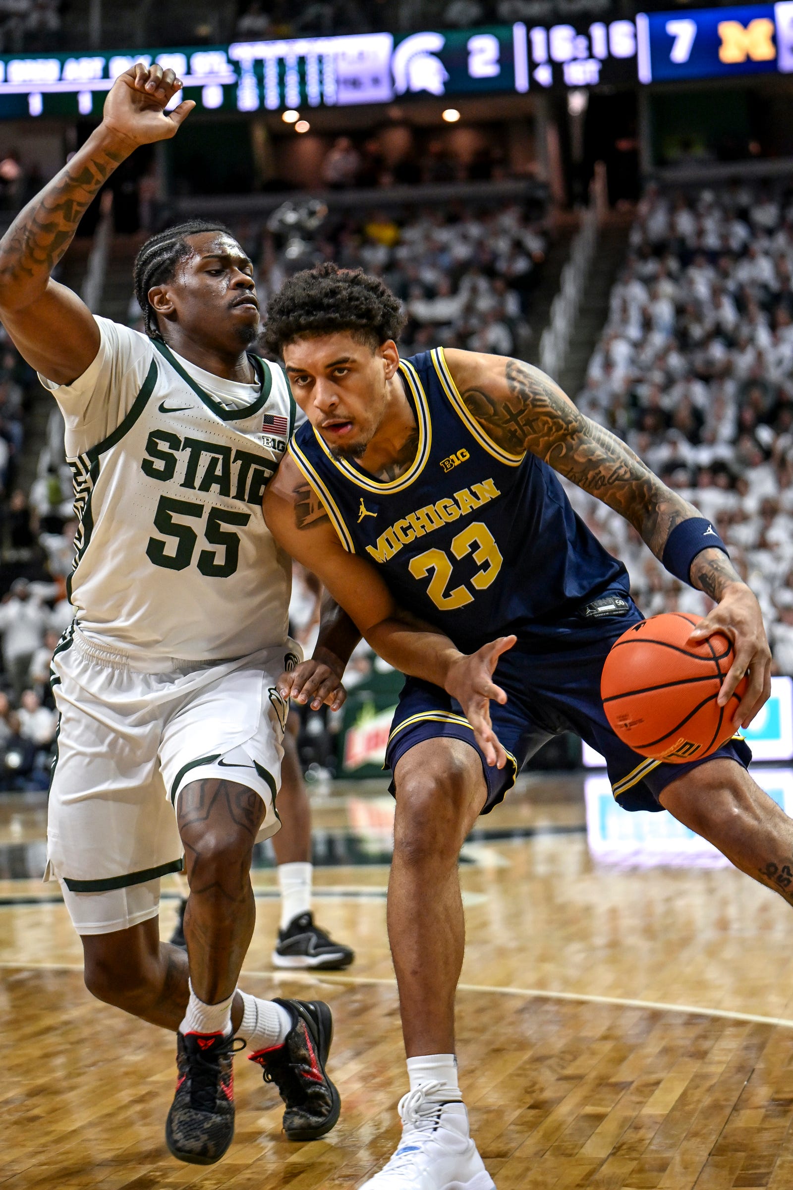 Michigan State falls 83-71 to rivals