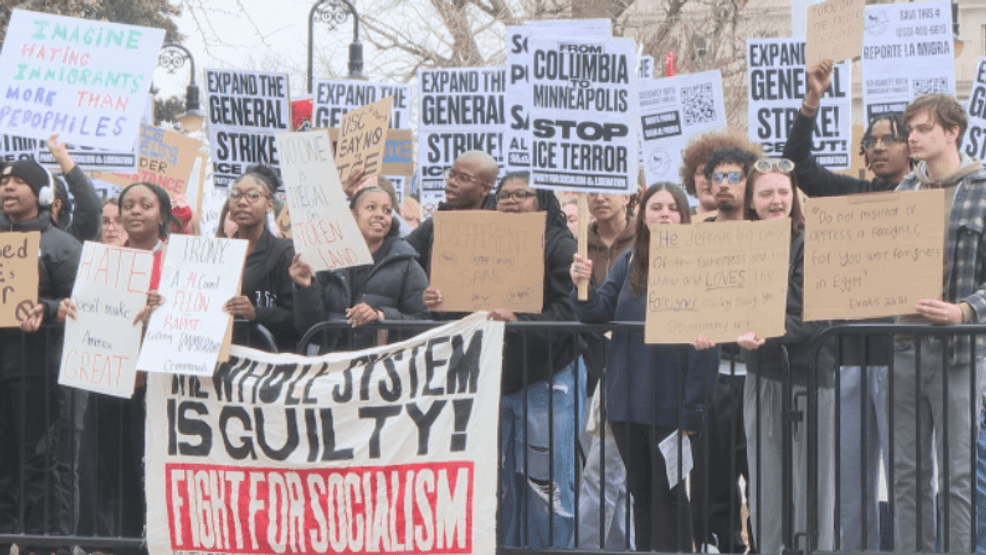 Hundreds in Columbia take part in No Business Friday Shutdown