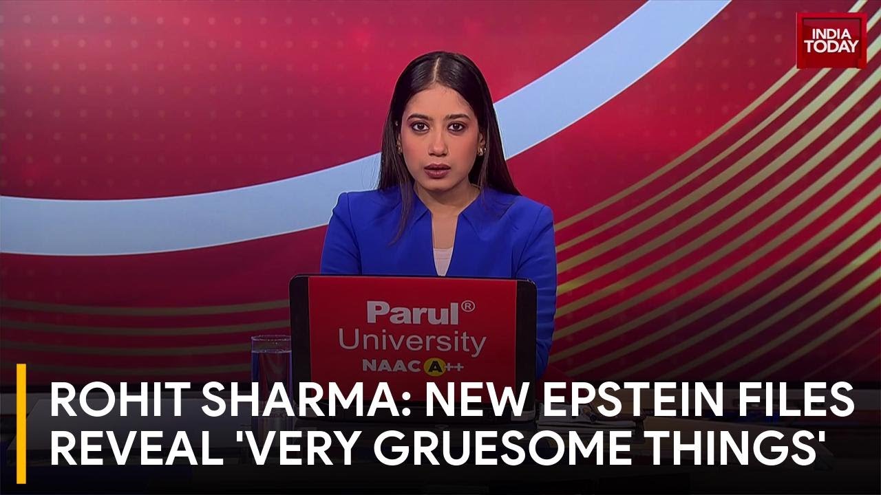 Rohit Sharma on US DOJ releasing 3 million pages of new Jeffrey Epstein ...