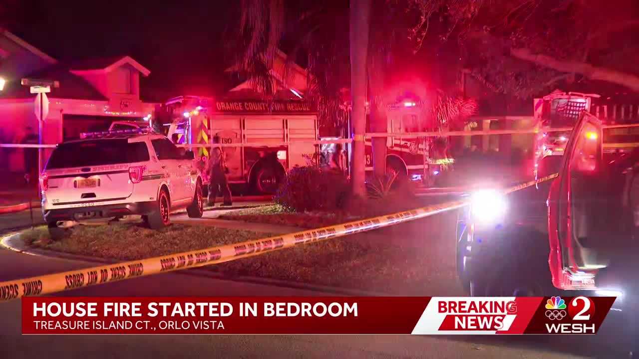Firefighters battle Orange County house fire that started in the ...