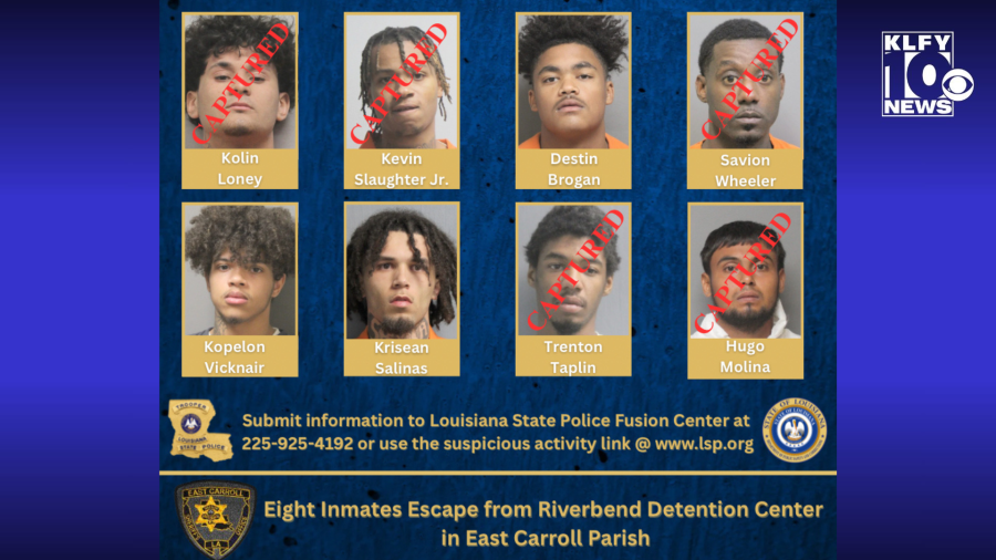 Two additional inmates captured; manhunt continues for three fugitives