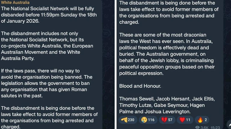 Why Aussie neo-Nazi threat not over