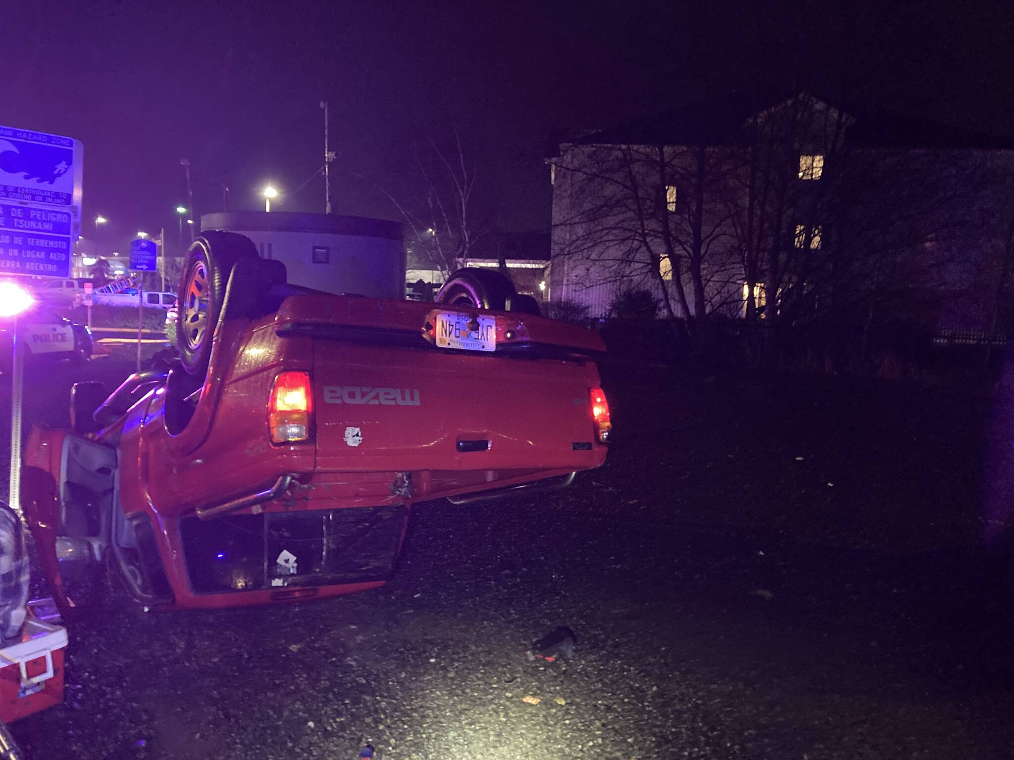 Federal Way man crashes in Aberdeen, arrested on suspicion of DUI