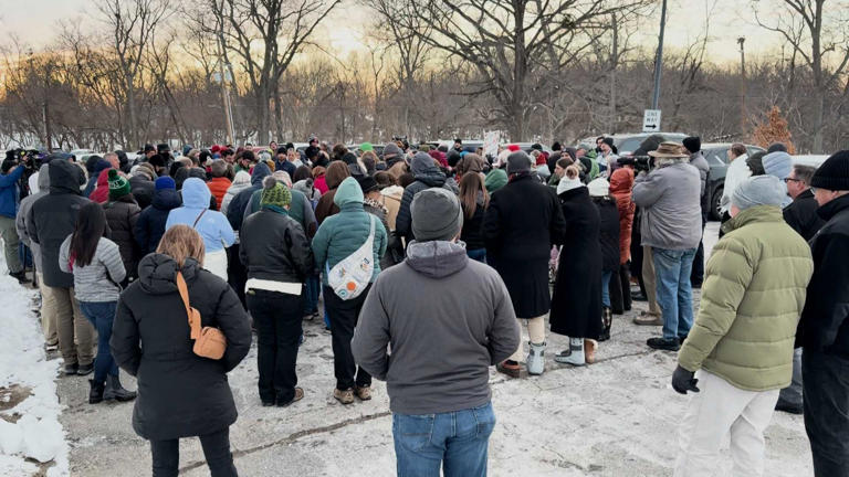 Dozens gather at Joe Creason Park for vigil to honor victims of DHS ...