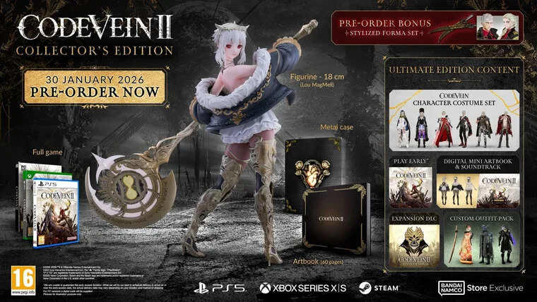 How to claim pre-order and DLC bonuses in Code Vein 2