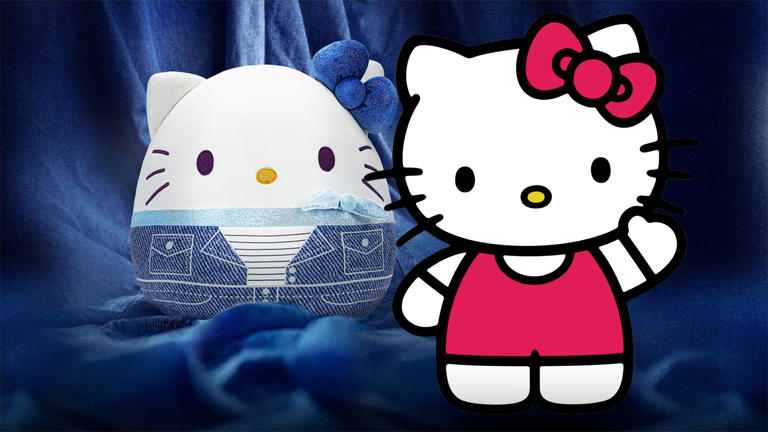 Hello Kitty loses trademark red for big blue update with the purrfect ...