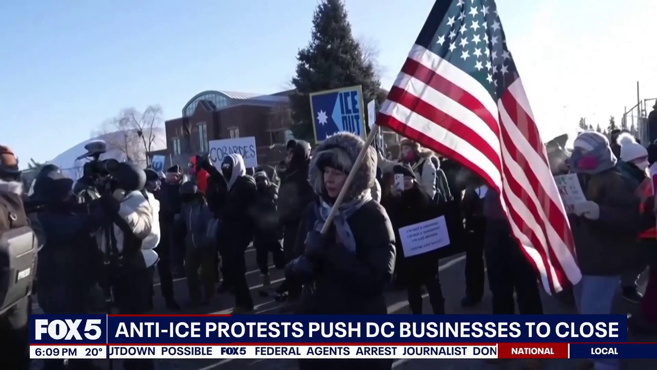 Bitter cold will continue through weekend; anti-ICE protests push DC ...
