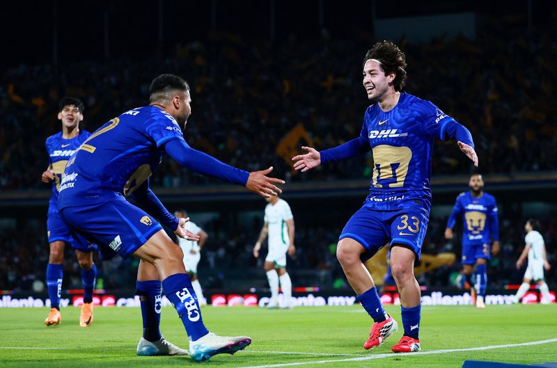 Pumas UNAM golea en torneo mexicano de fútbol