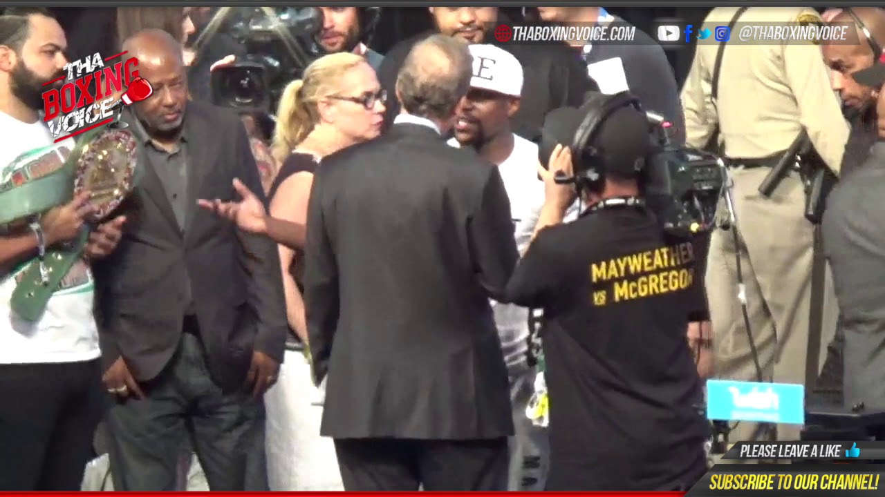 Floyd Mayweather gives his final interview before facing Conor McGregor