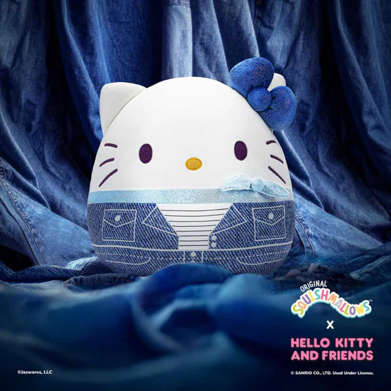 Hello Kitty loses trademark red for big blue update with the purrfect ...
