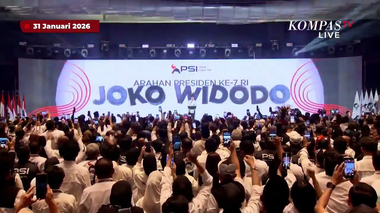 Pidato lengkap Jokowi di Rakernas PSI 2026: Saya akan kerja habis ...