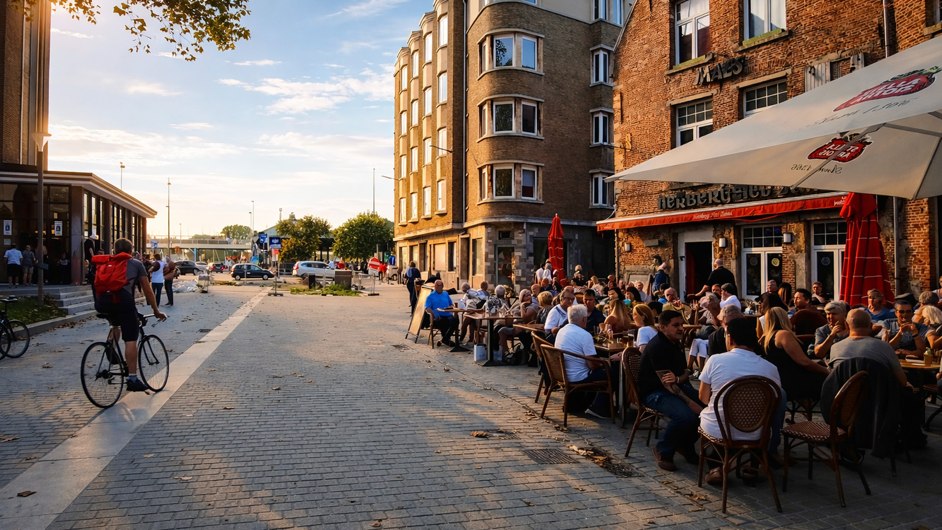 Byvandring i sentrum av Antwerpen