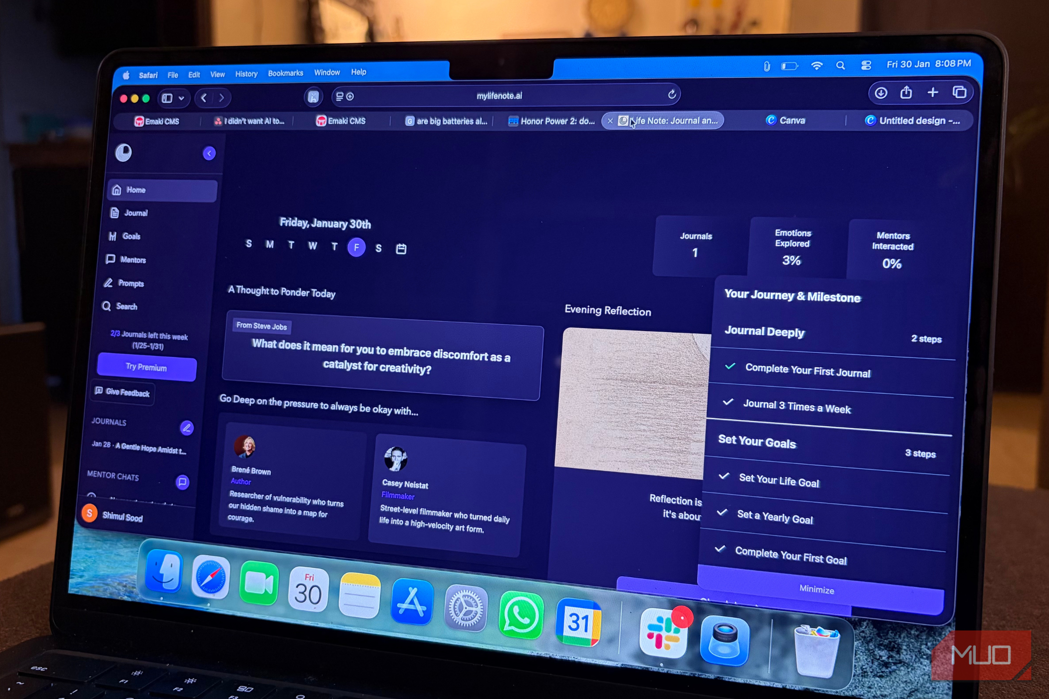 I didn't want AI to write my journal, but this approach surprised me