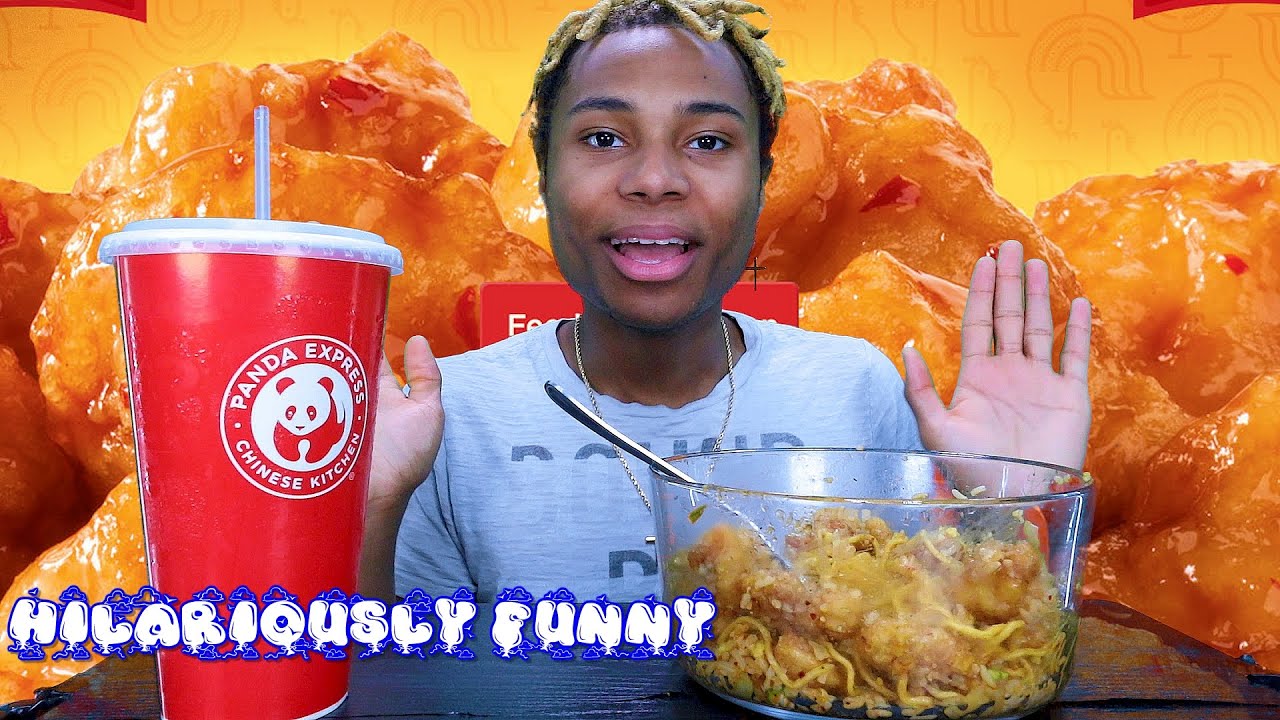 I mukbang Panda Express feast like a boss
