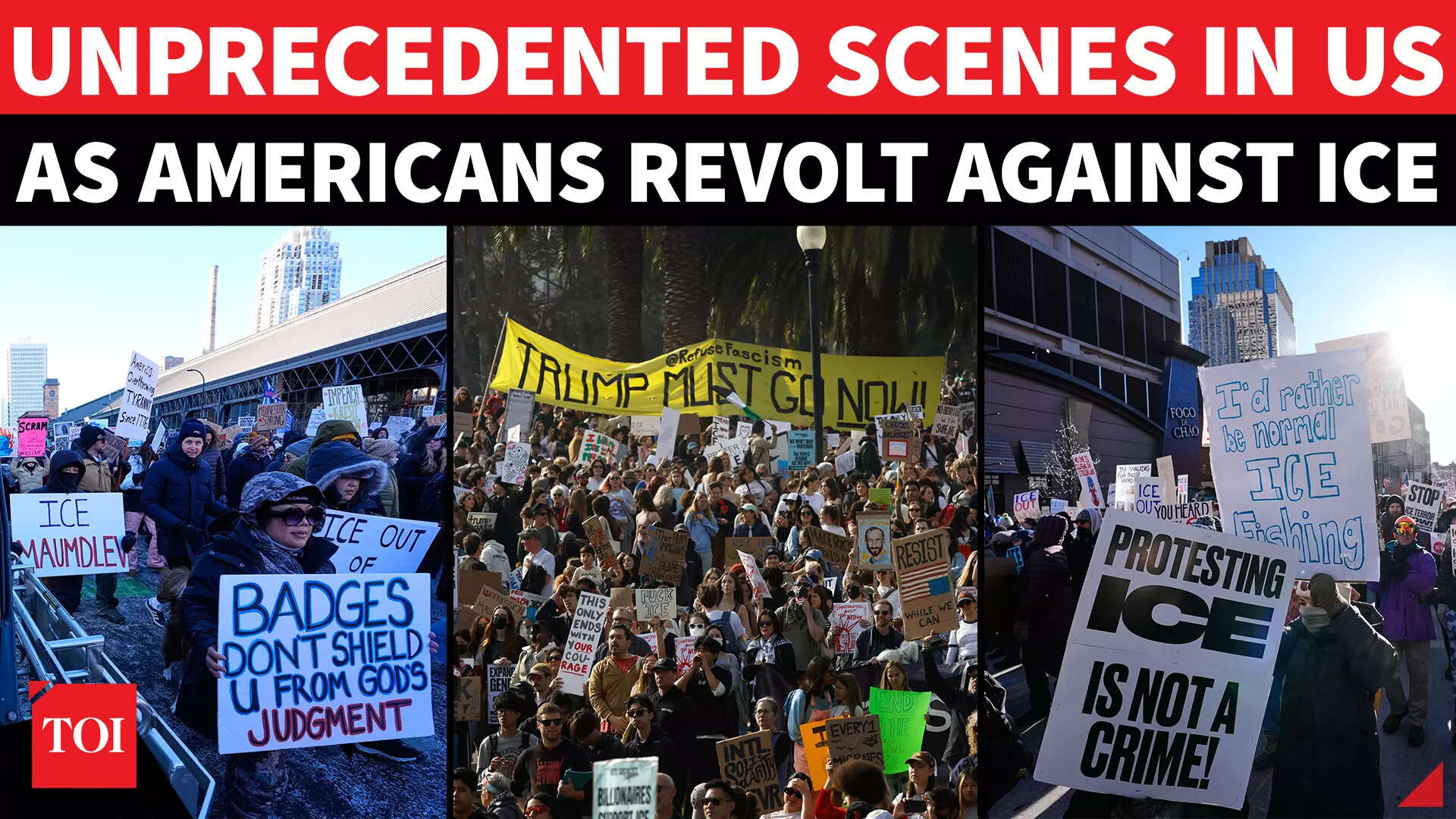 ICE uprising hits 50 US states; 1000s flood streets of Minneapolis, DC ...