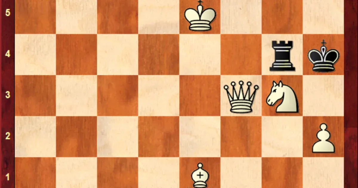 Sakkfeladvány a Telexen: a felfedett sakk, ami gyilkos erejű