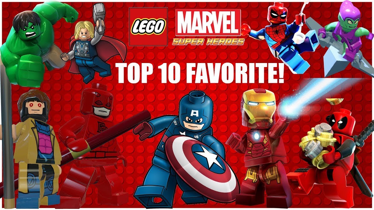 LEGO Marvel Super Heroes my top 10 favorite characters! #Shorts