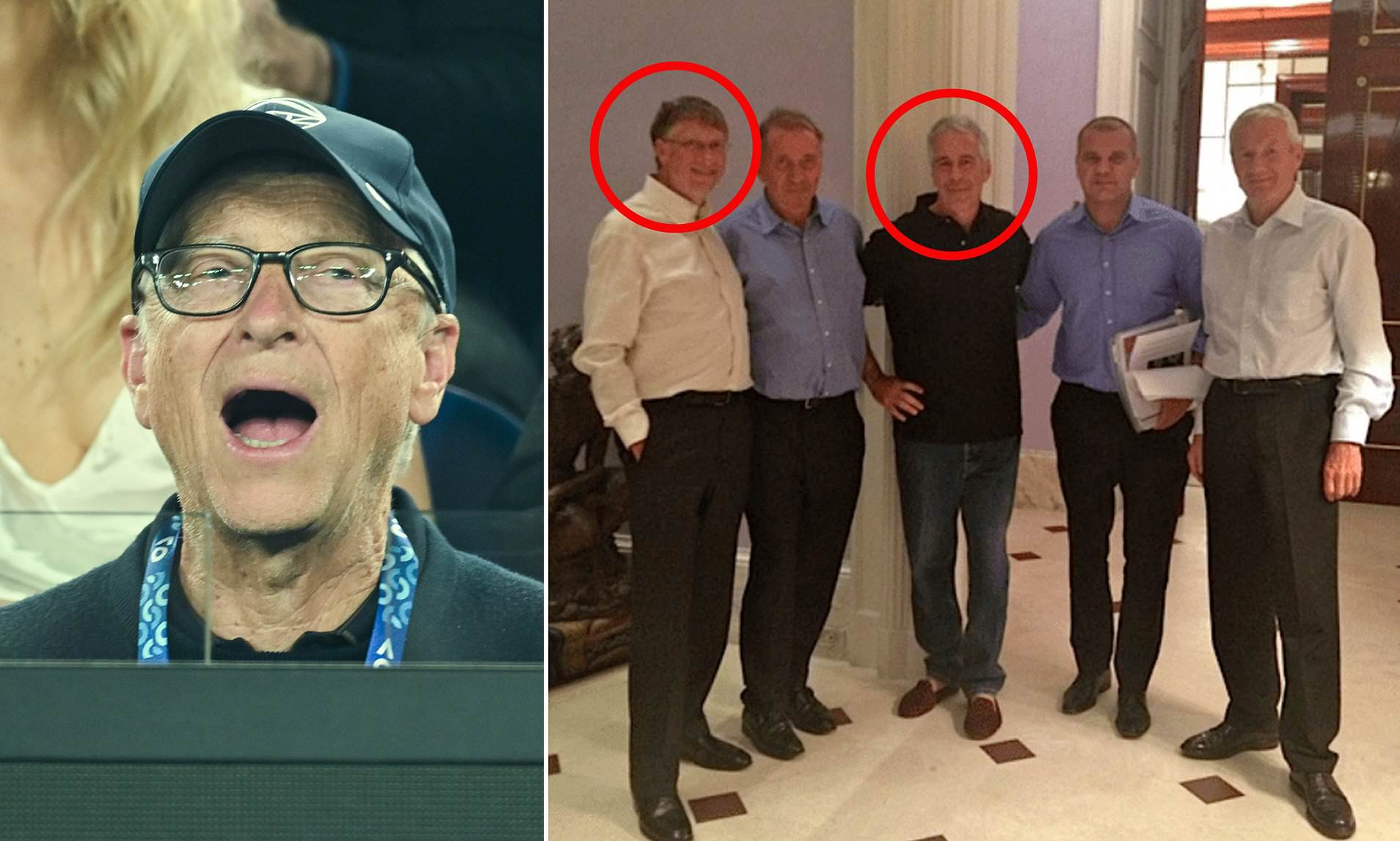 Bill Gates enjoys tennis final with girlfriend after furious response ...