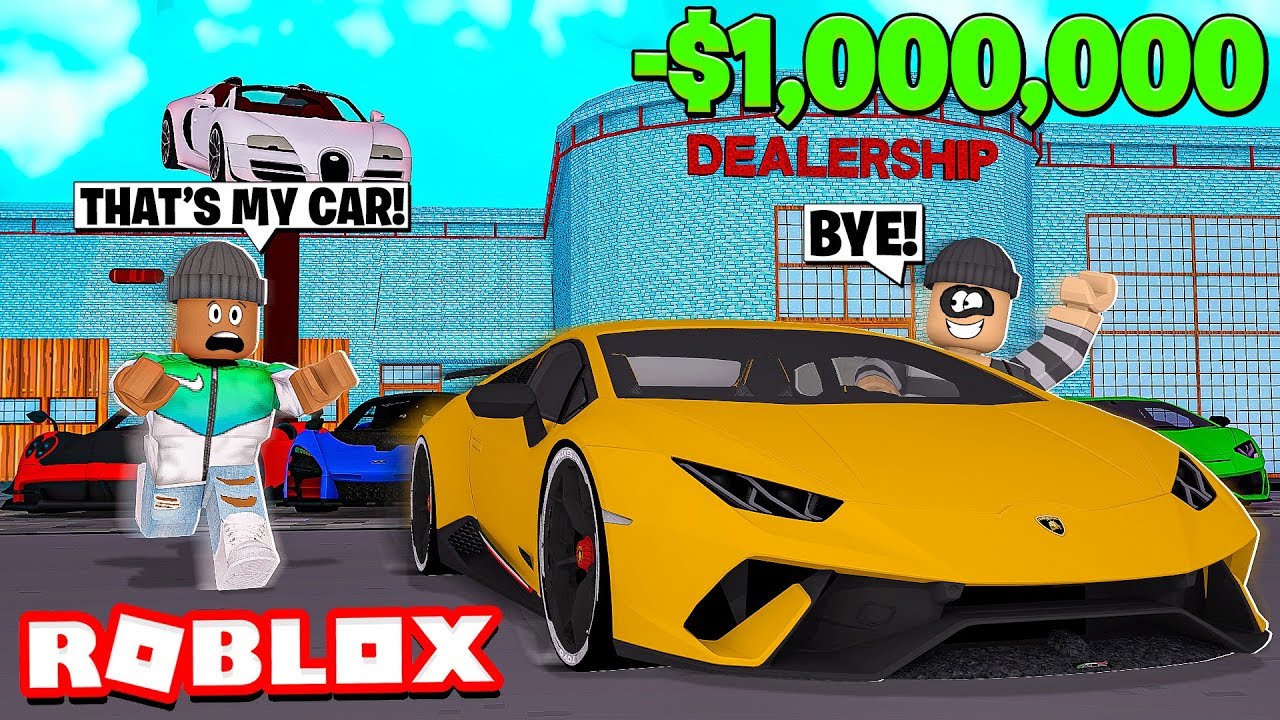 I got my new $1,000,000 car stolen in Roblox