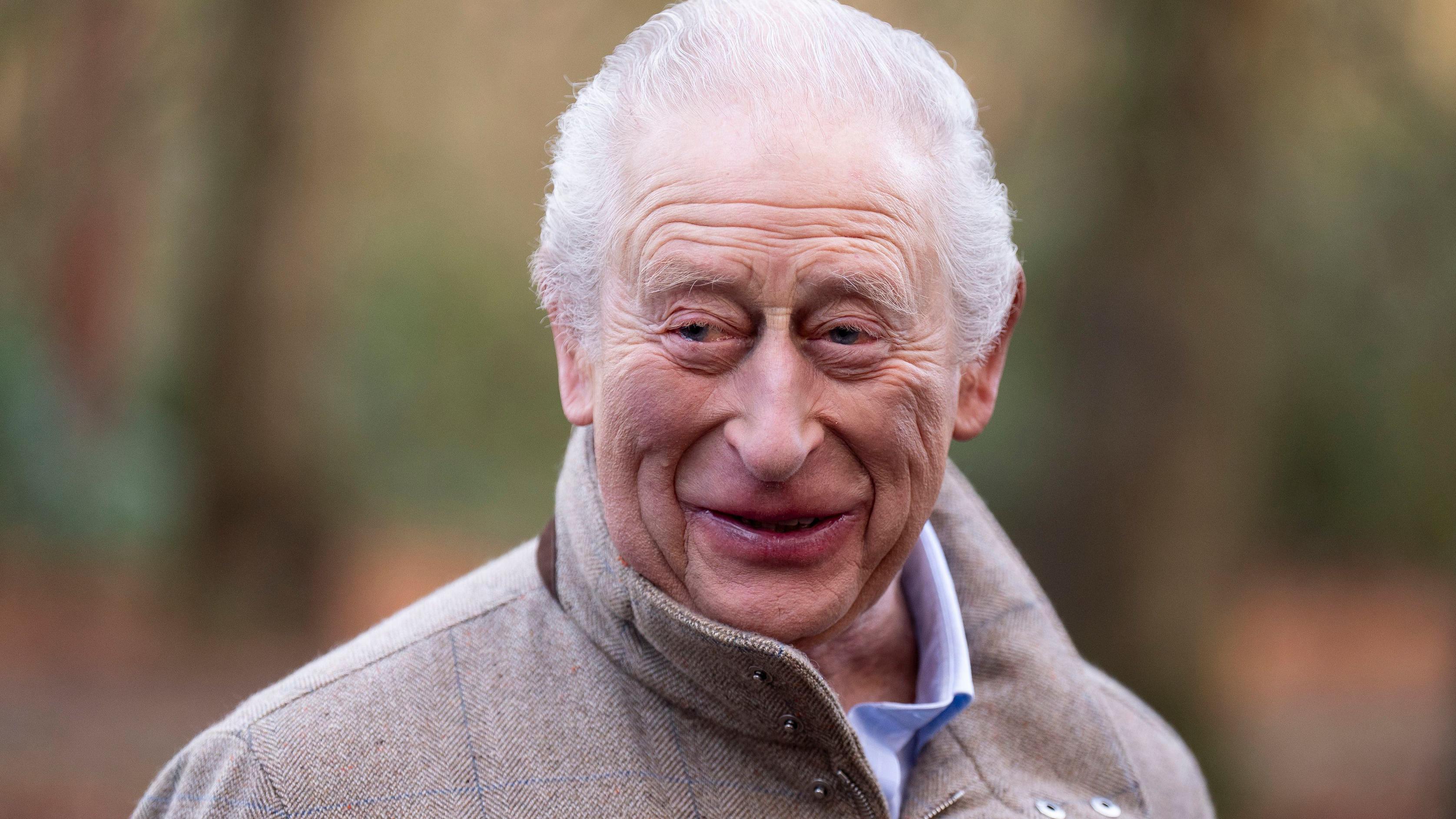 King's visit leaves joggers 'speechless'