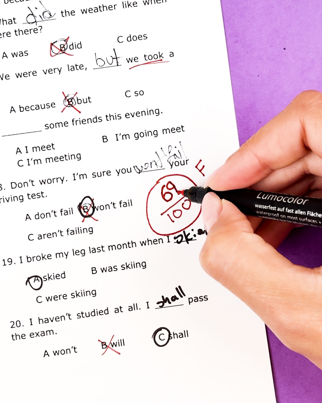 Editing my score like it’s a Google Doc 😎📊