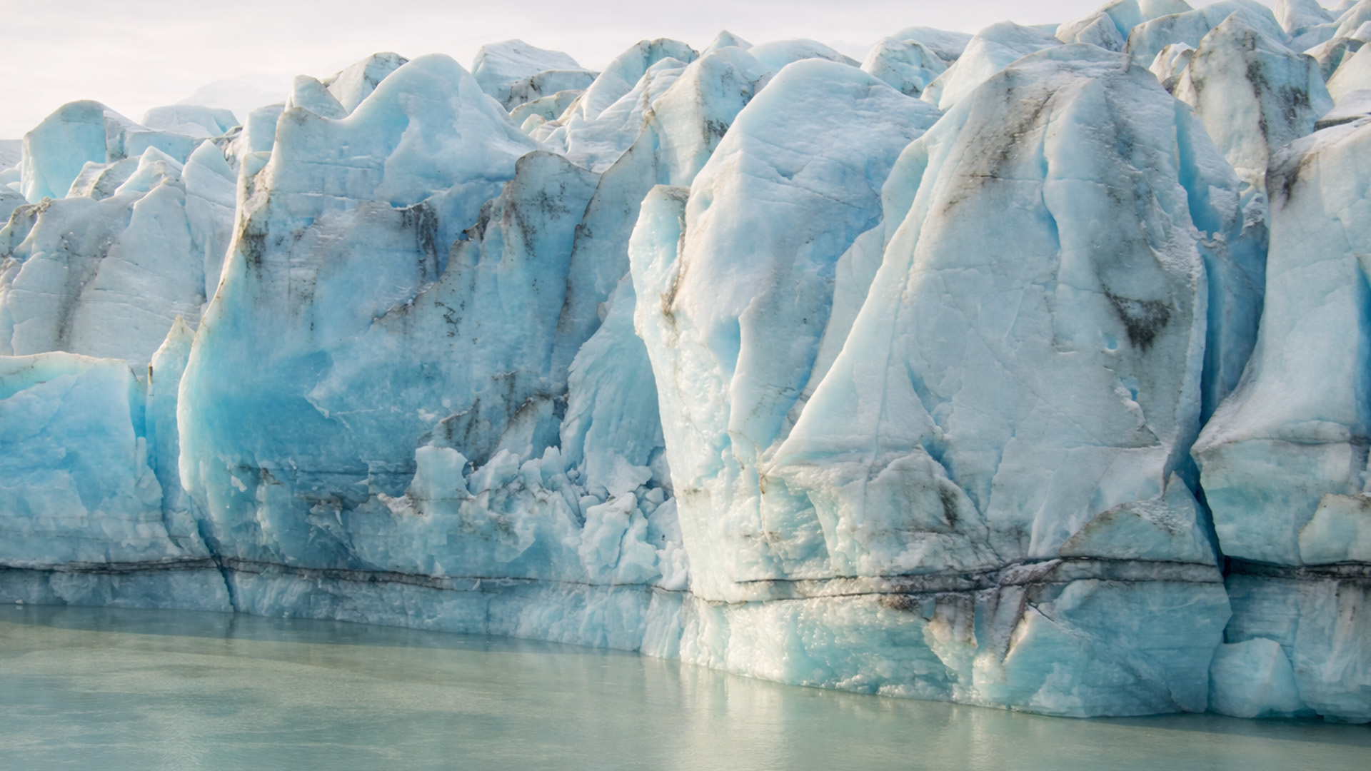 Frozen walls of Alaska