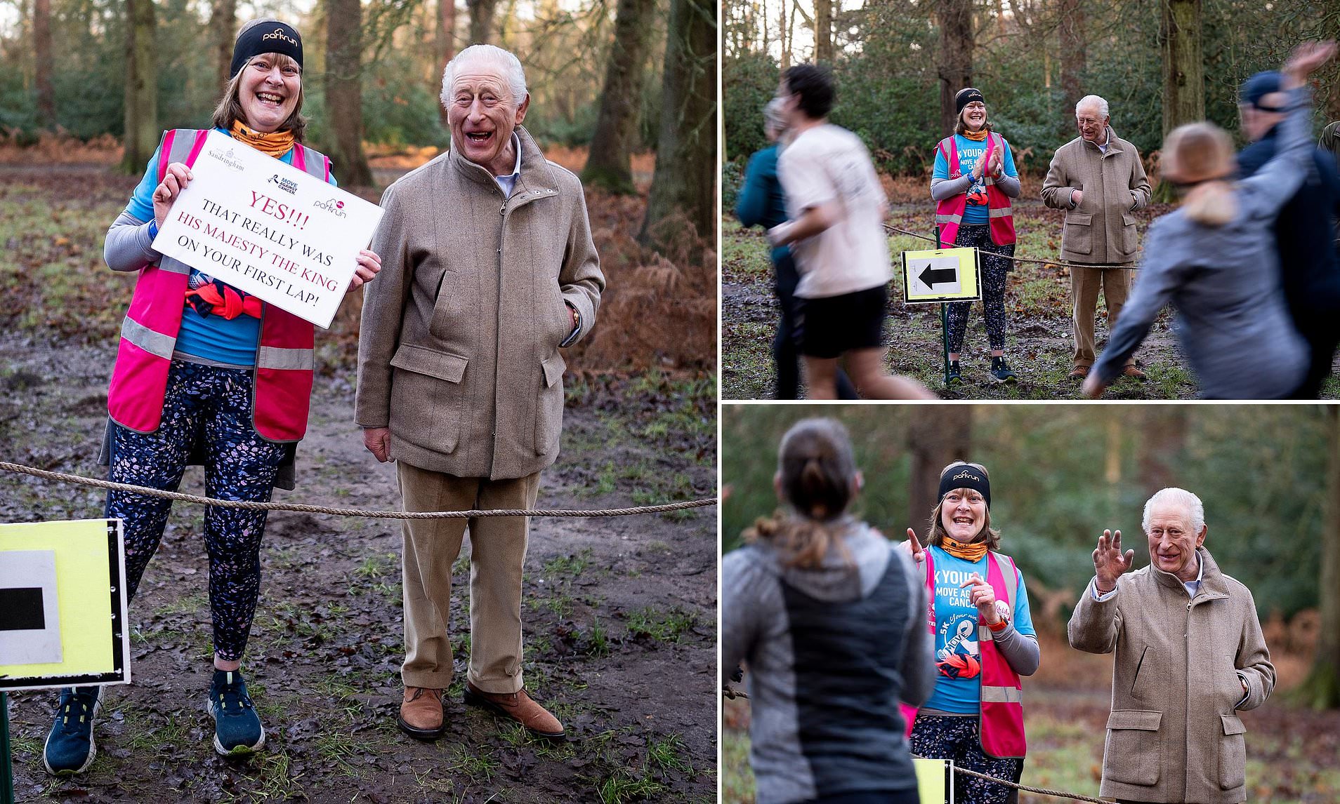 Who's that at Park Run? King Charles stuns joggers as he turns up ...