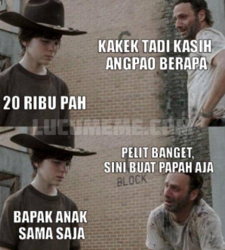 13 meme kocak angpao Imlek, relate nggak sama kamu?