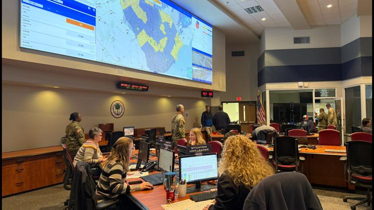 South Carolina emergency officials escalate response as snow begins ...