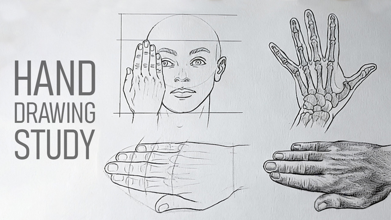 Hands drawing practice: Simple techniques for realistic hand poses