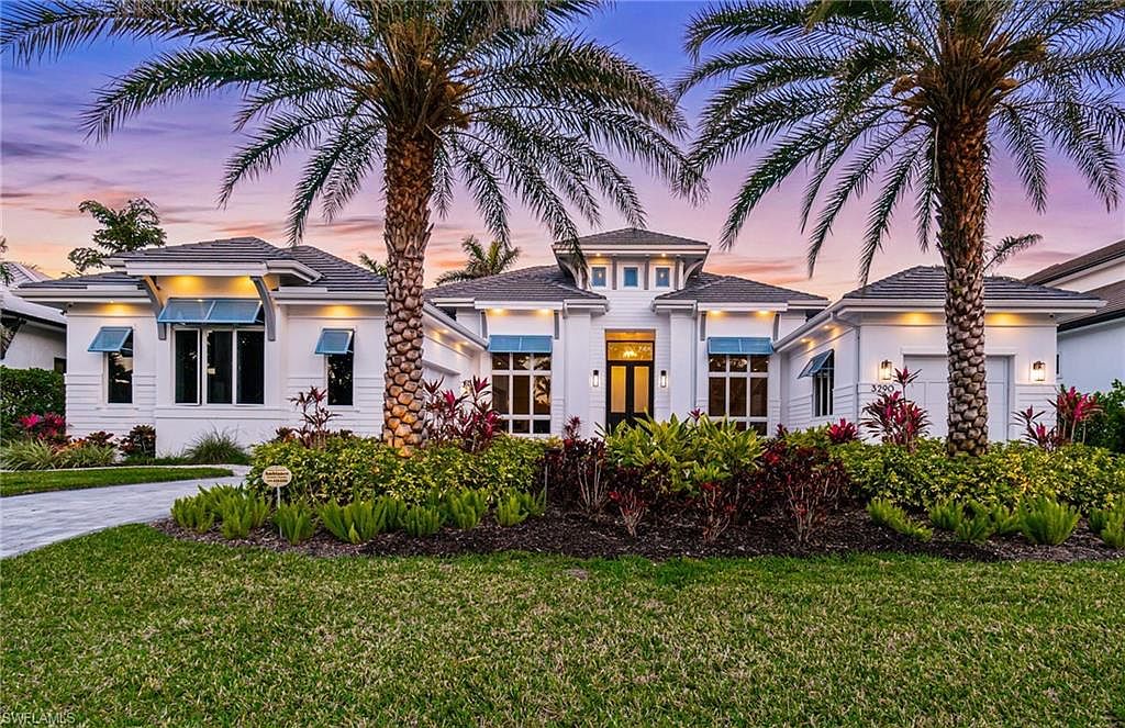 Experience coastal luxury in this Naples estate in Florida, with ...