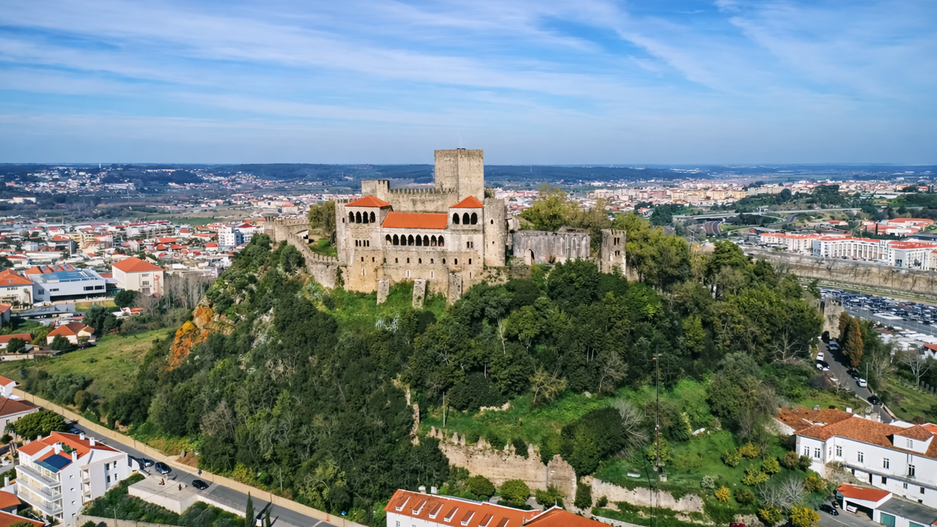 The castle watching over a modern city