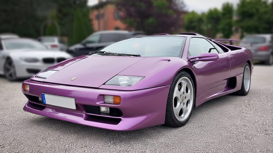 Pure Lamborghini Diablo V12 engine sound