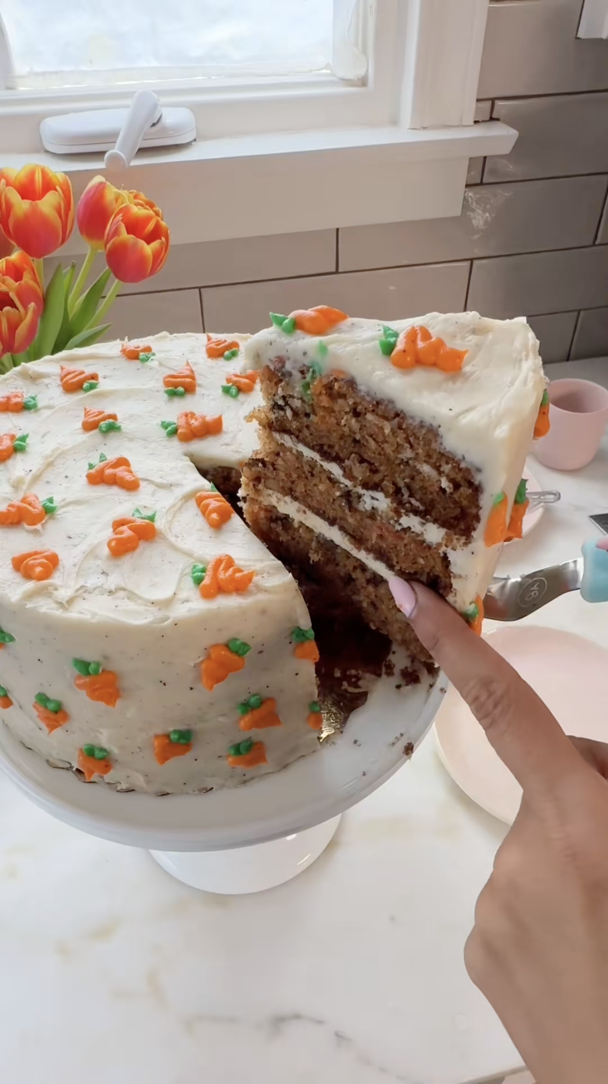 Easter carrot cake that steals the show