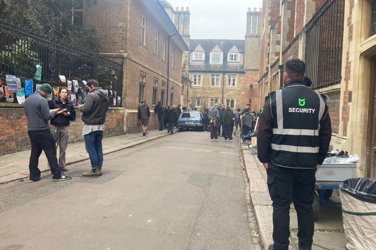 The picturesque Cambridge street where a newly-released film was shot